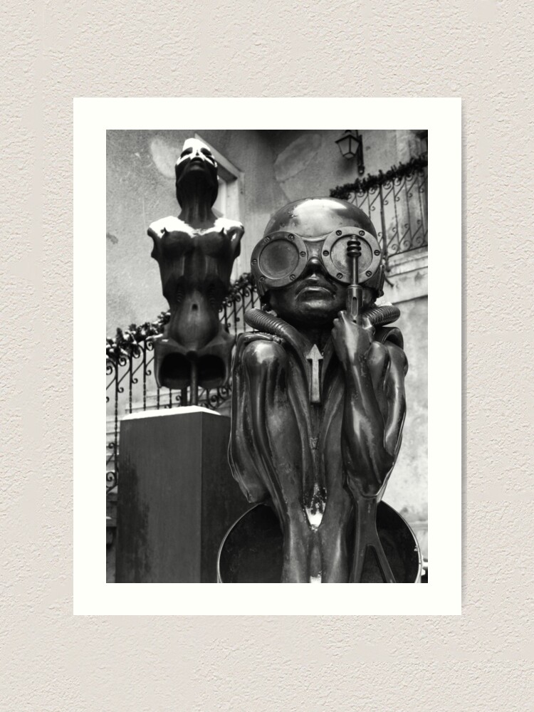 "H R Giger Museum Baby Bullet Statue. Gruyeres, Switzerland" Art Print ...