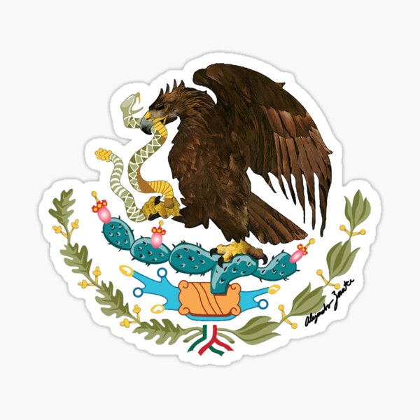 Mexican Eagle Stickers | Redbubble