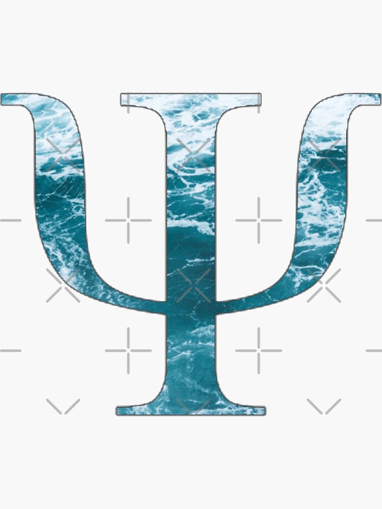 "Psi Ocean" Sticker by torirose13 | Redbubble