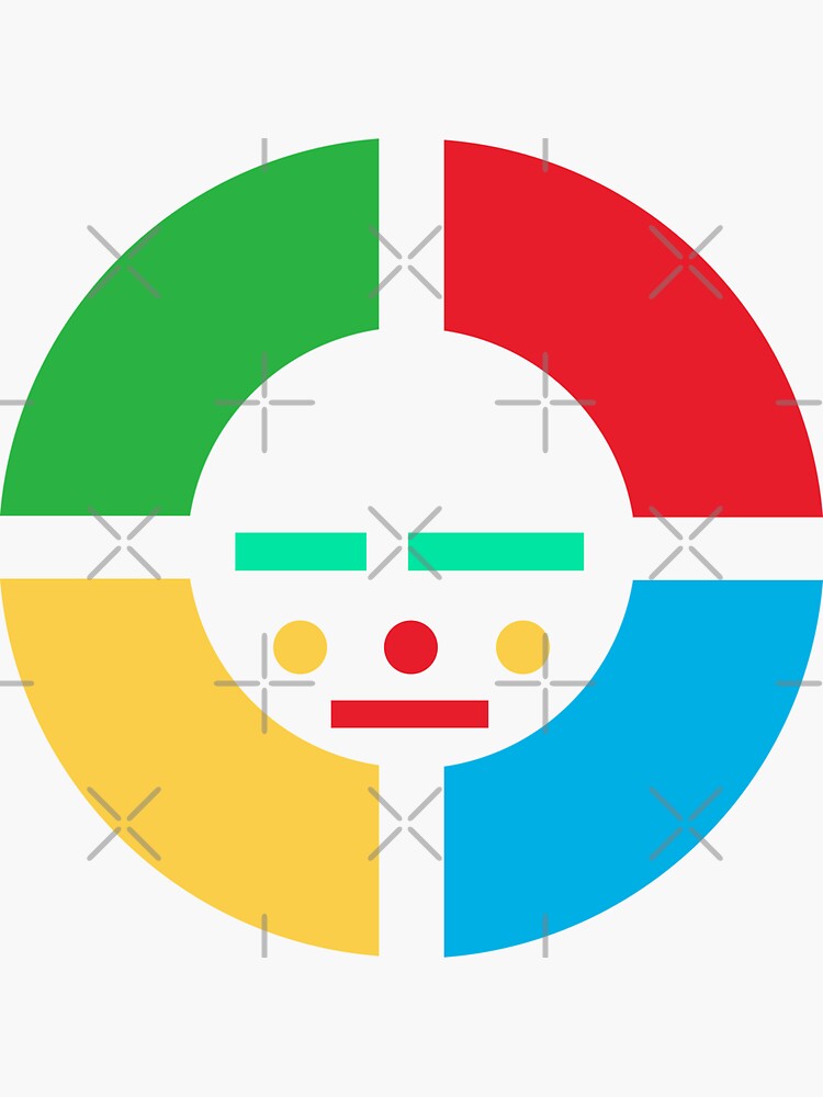 "Retro 80s Simon Says Game" Sticker by McPod | Redbubble