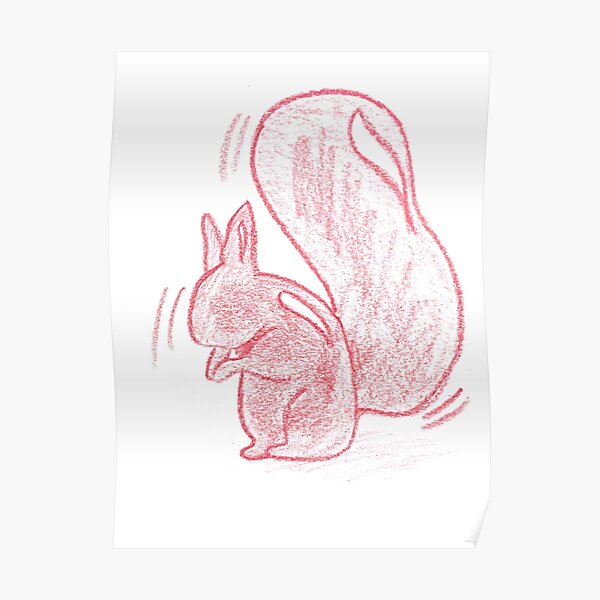 "Gummy Squirrel" Poster by StarrySkyWalker | Redbubble