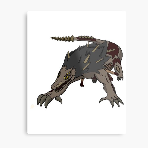 Lámina metálica «Camiseta de dibujos animados SCP-682 - Camiseta SCP ...