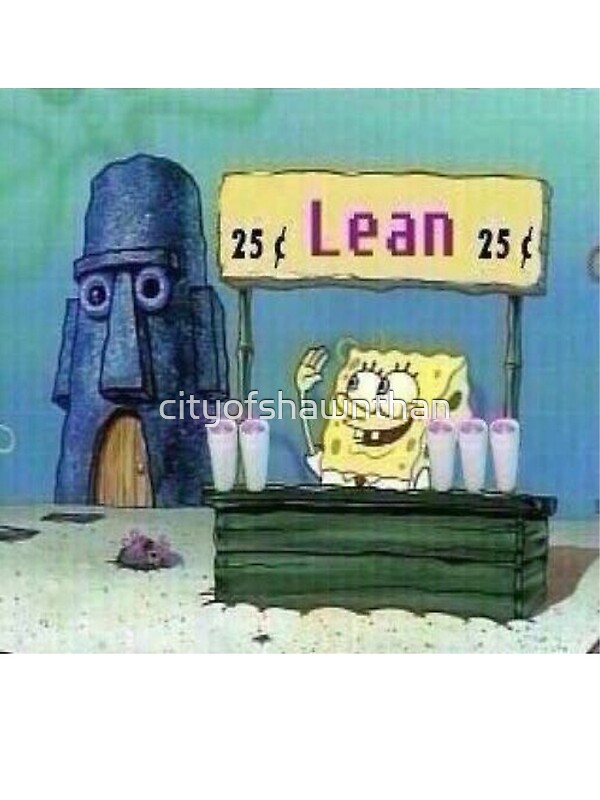 "Lean Spongebob" by cityofshawnthan | Redbubble