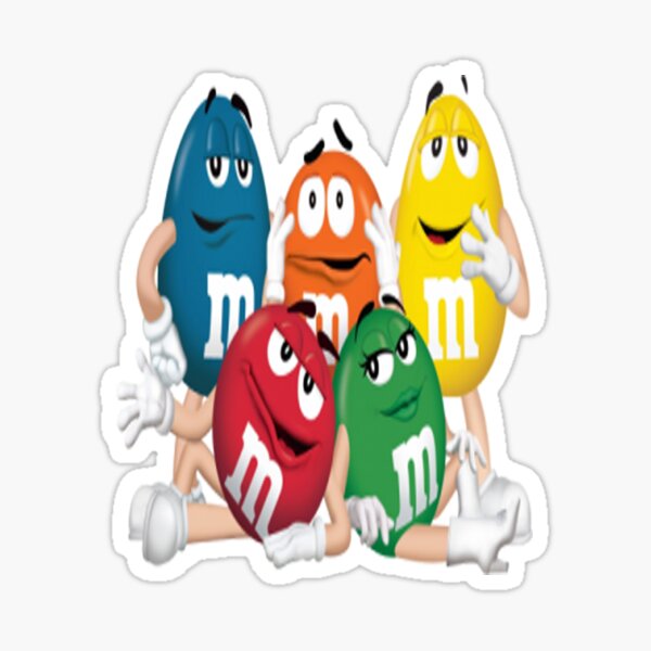 M Ms Stickers | Redbubble