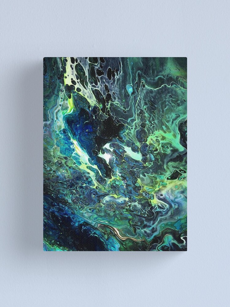 "Arcane - Fluid Art/Acrylic Pour" Canvas Print by chaosARTtas | Redbubble