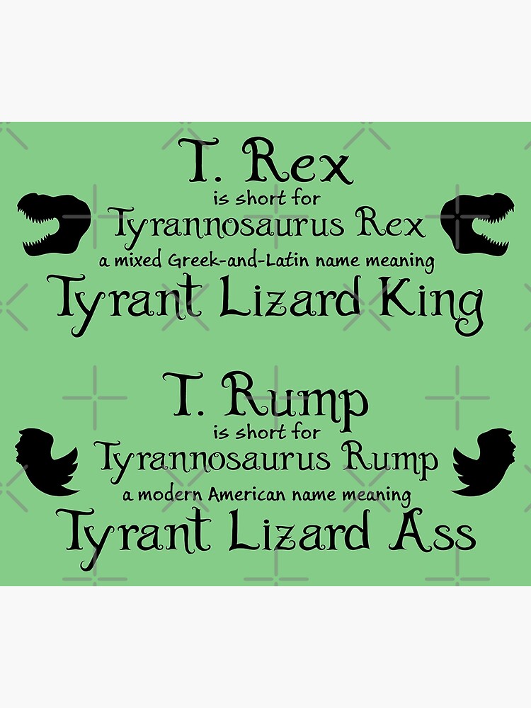 "T. Rump" Art Print by Thogek | Redbubble