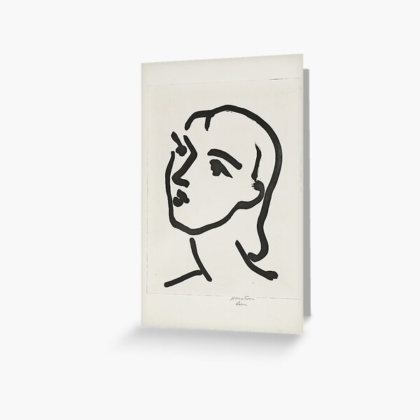 "MATISSE" Greeting Card for Sale by eattheworldraw | Redbubble