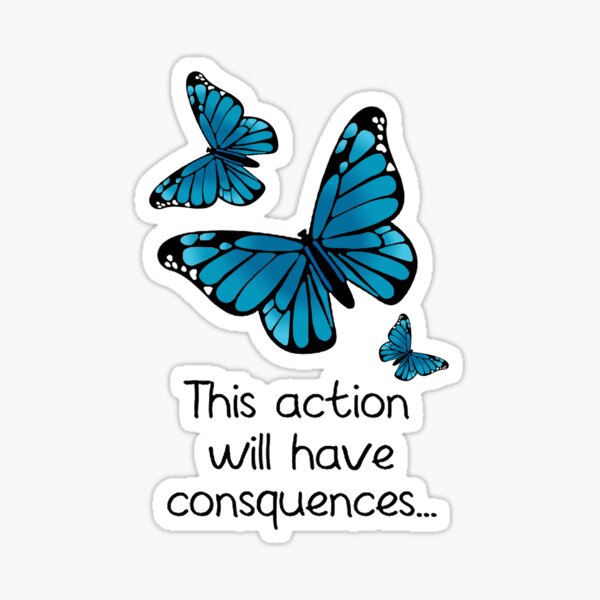 "Consequences (Life is Strange)" Sticker by HuckleberryArts | Redbubble