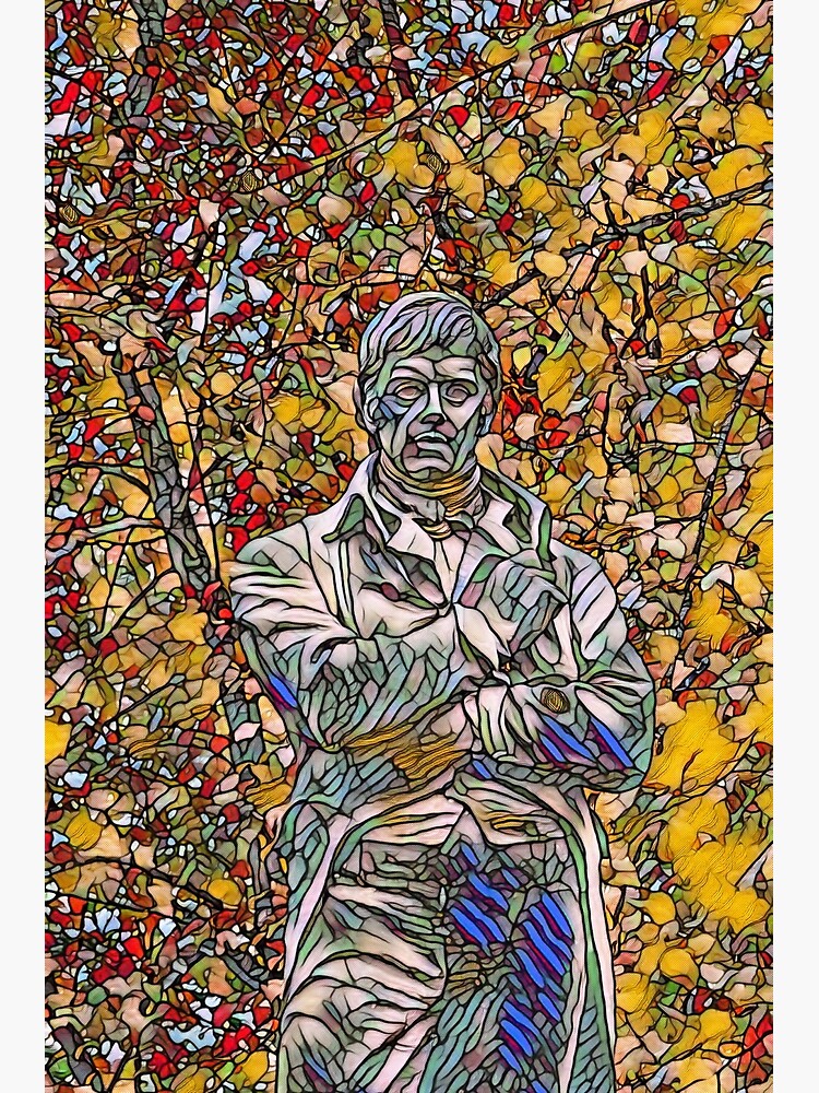"Stain Glass representation of Robbie Burns " Poster by Johnhalifax ...