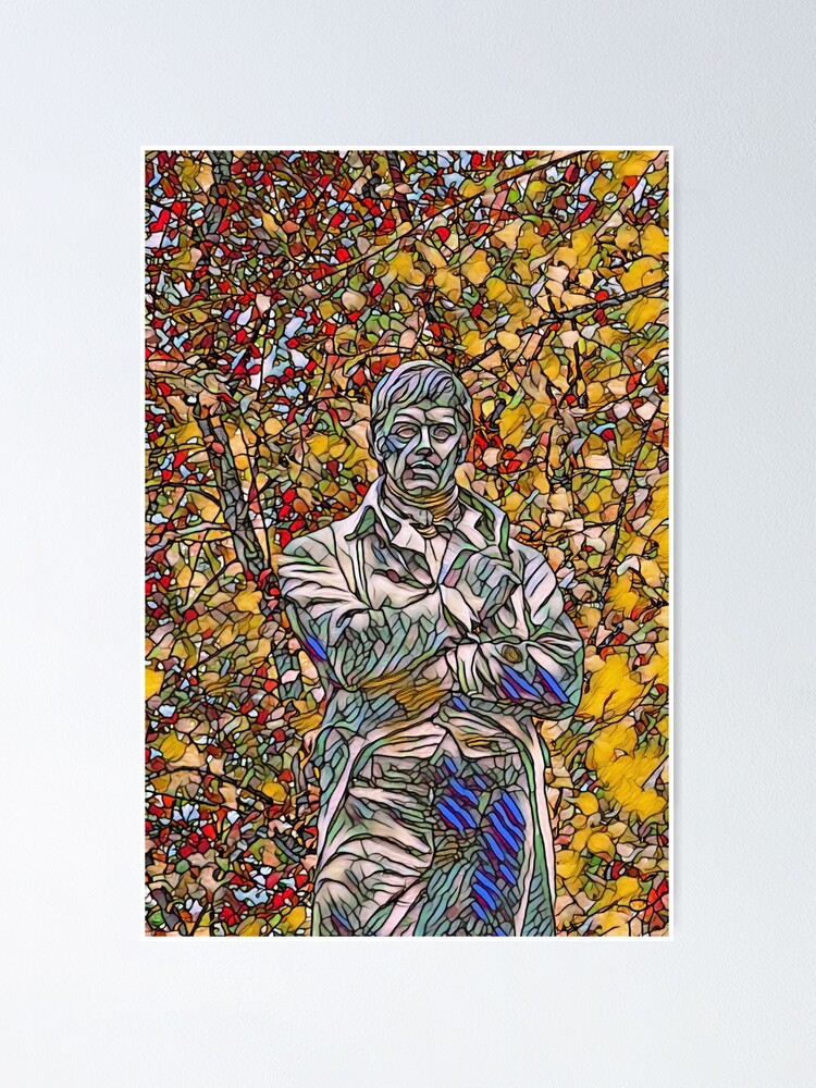 "Stain Glass representation of Robbie Burns " Poster by Johnhalifax ...