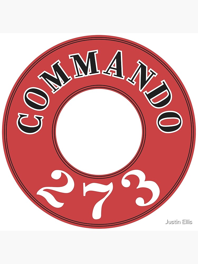 "273 Commando - Engine Label" Greeting Card for Sale by jepegdesign ...