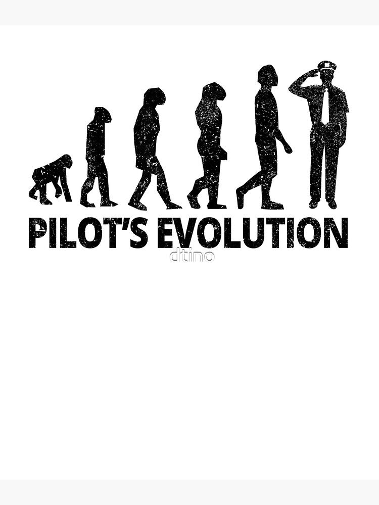 "Pilot's Evolution" Poster for Sale by dtino | Redbubble