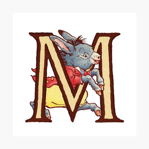 Lámina fotográfica «El alfabeto y los números de los niños - La letra M ...