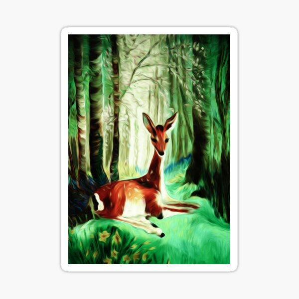 "Bambi" Sticker for Sale by jonthebon | Redbubble