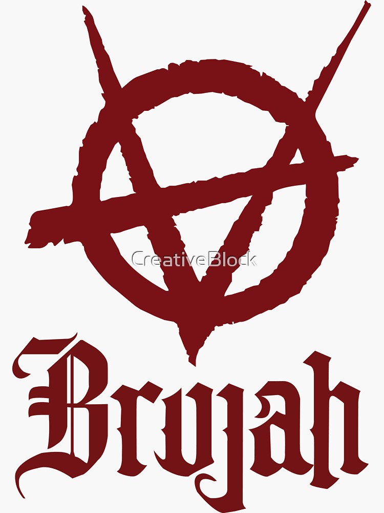 "Brujah Clan" Sticker for Sale by CreativeBlock | Redbubble