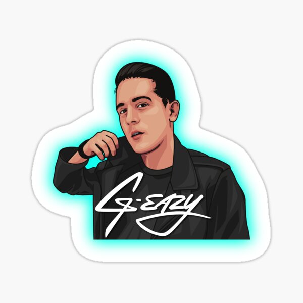 "G-Eazy w/ Signature - Neon Glow" Sticker for Sale by bkelly1998 ...