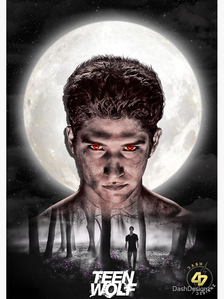 "The True Alpha, Teen Wolf" Sticker by DashDesignz | Redbubble