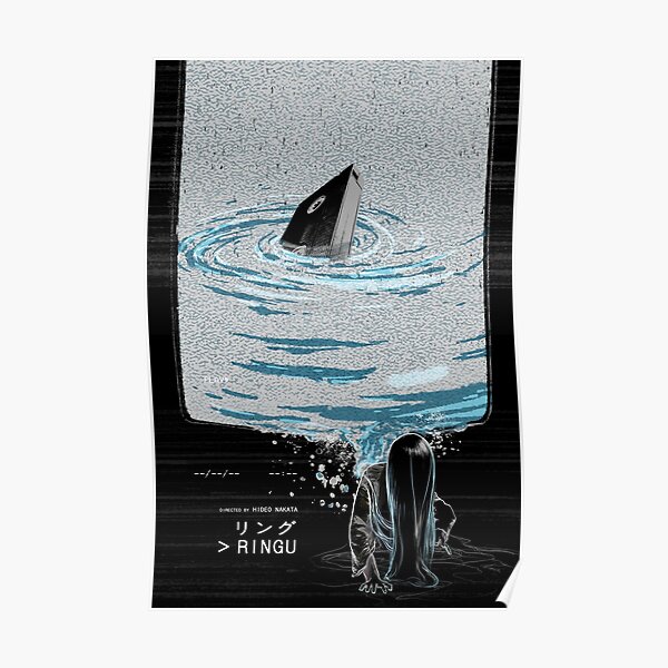 "Ringu" Poster by edgarascensao | Redbubble
