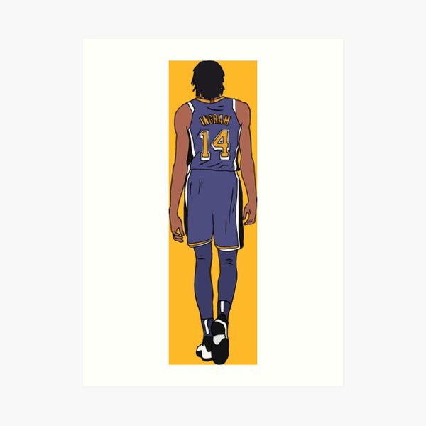 "Brandon Ingram Back-To" Art Print by RatTrapTees | Redbubble
