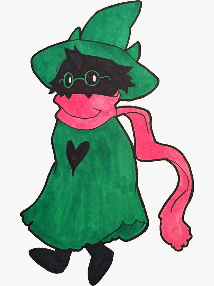 "Ralsei" Sticker by TeirraMisaki | Redbubble