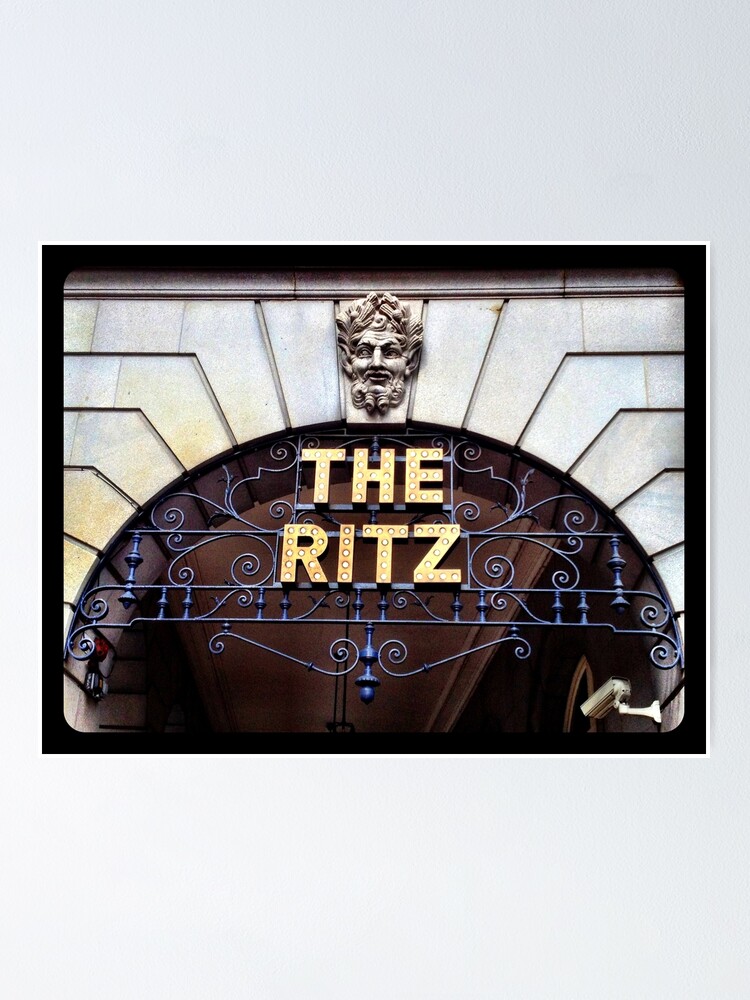 "The Ritz" Poster by Holzfrog | Redbubble