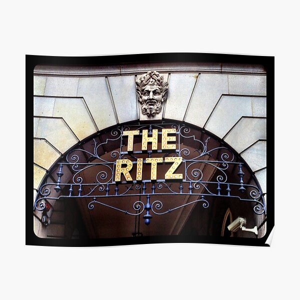 "The Ritz" Poster by Holzfrog | Redbubble