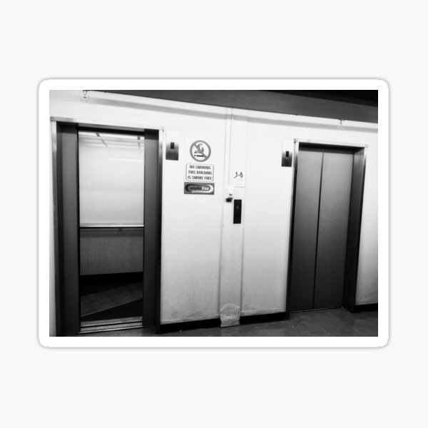 "Carpark Elevators" Sticker for Sale by urbanfragments | Redbubble