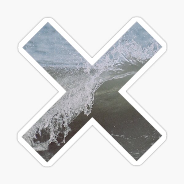 "X Wave Sticker" Sticker by emilytaylxr | Redbubble