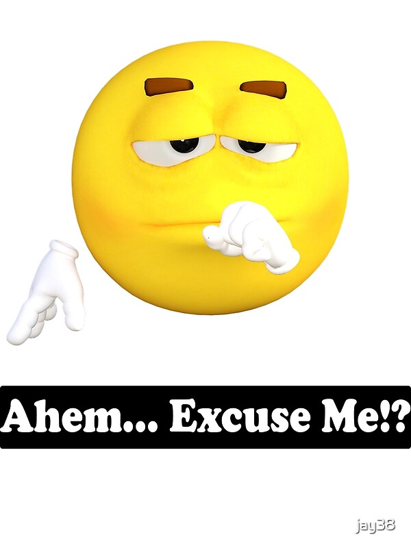 "Ahem Emoji" by jay38 | Redbubble