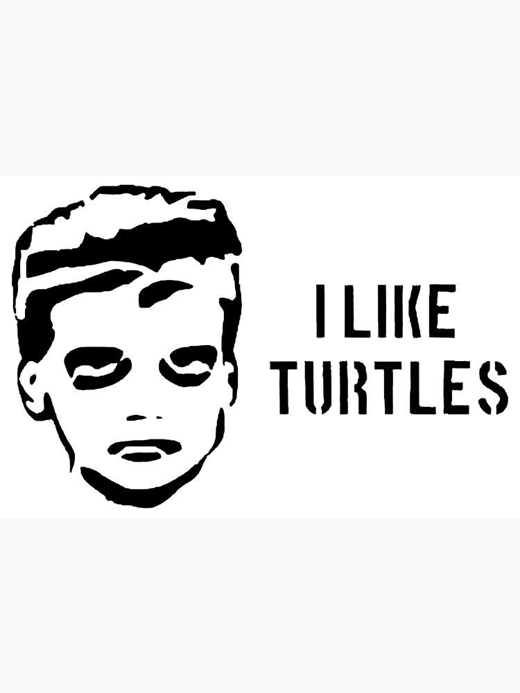 "I Like Turtles Zombie Kid" Poster for Sale by AnnualLoco | Redbubble