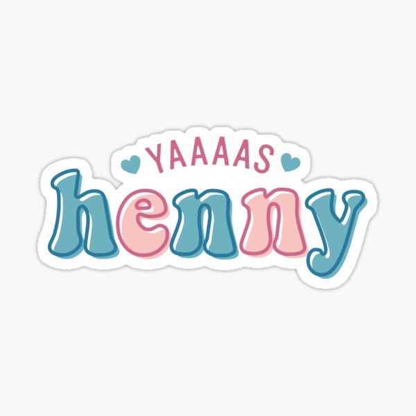 Henny Stickers | Redbubble