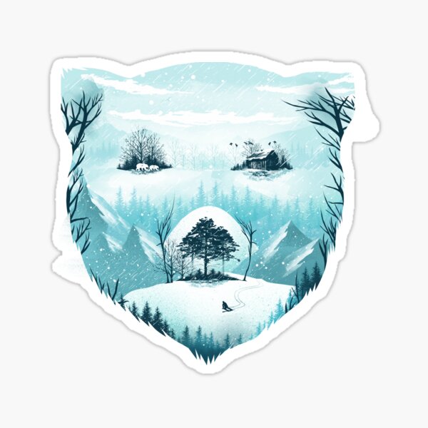 "Snow Bear" Sticker by dandingeroz | Redbubble