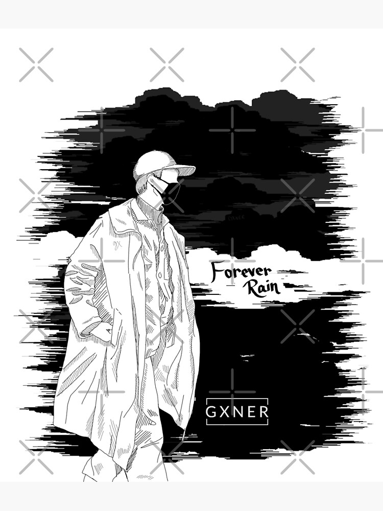 "Forever Rain line art" Poster for Sale by GXNER-art | Redbubble