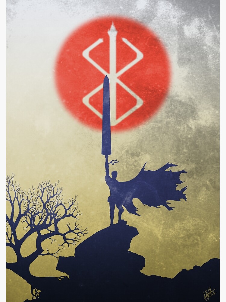 "Guts Silhouette" Art Print by MythicComicsArt | Redbubble