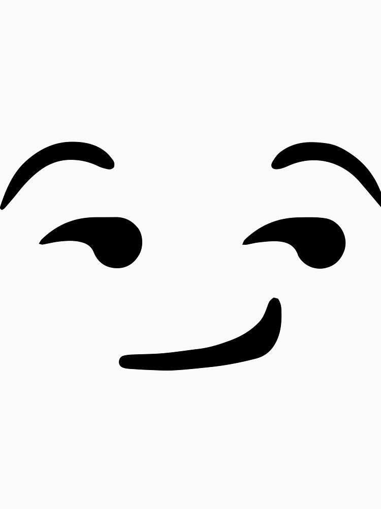 "Sceptical Smiley Face Emoji" T-shirt for Sale by peaktee | Redbubble ...