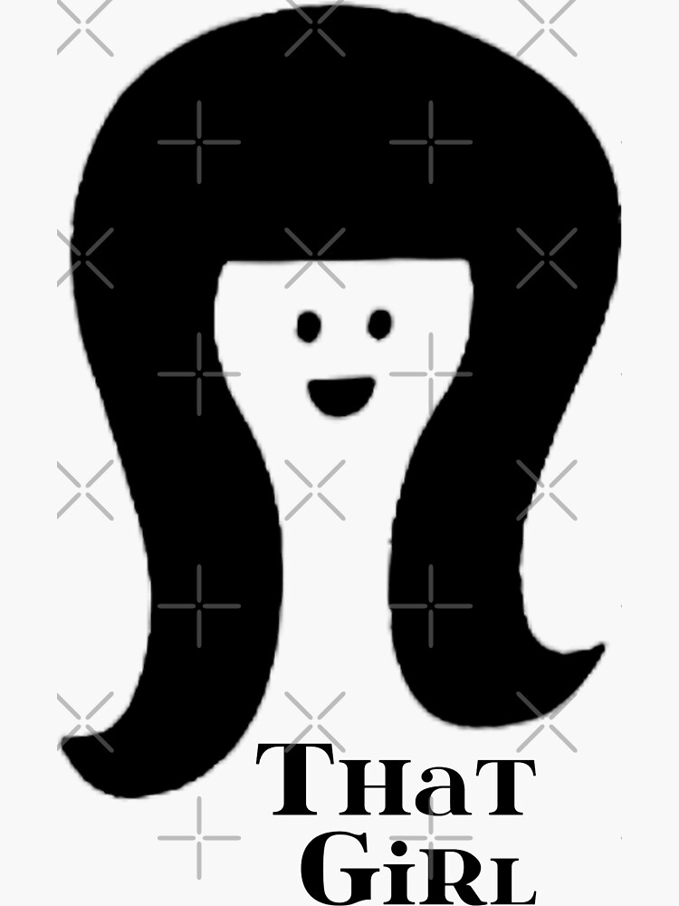"That Girl | Vintage TV Show" Sticker for Sale by PureCreations | Redbubble