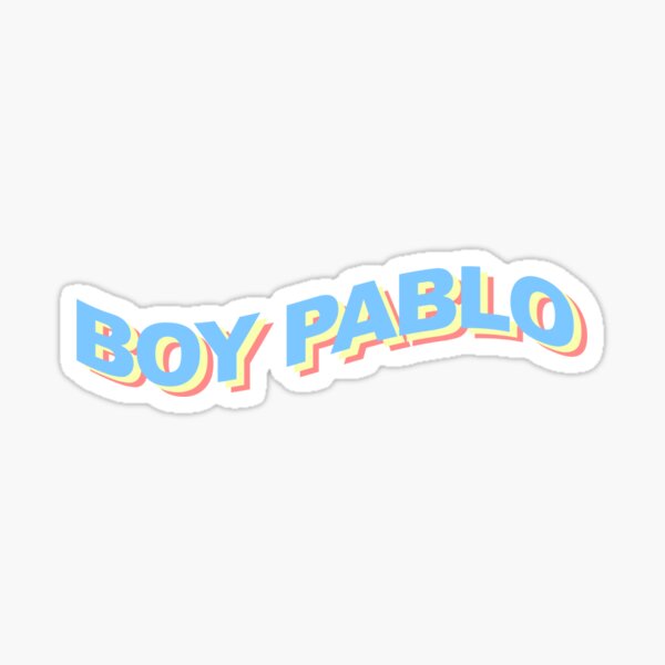 Boy Pablo Stickers | Redbubble