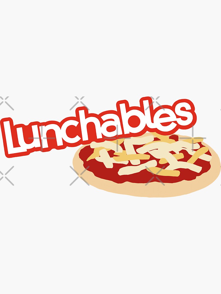 "Lunchables " Sticker for Sale by ekagj98 | Redbubble