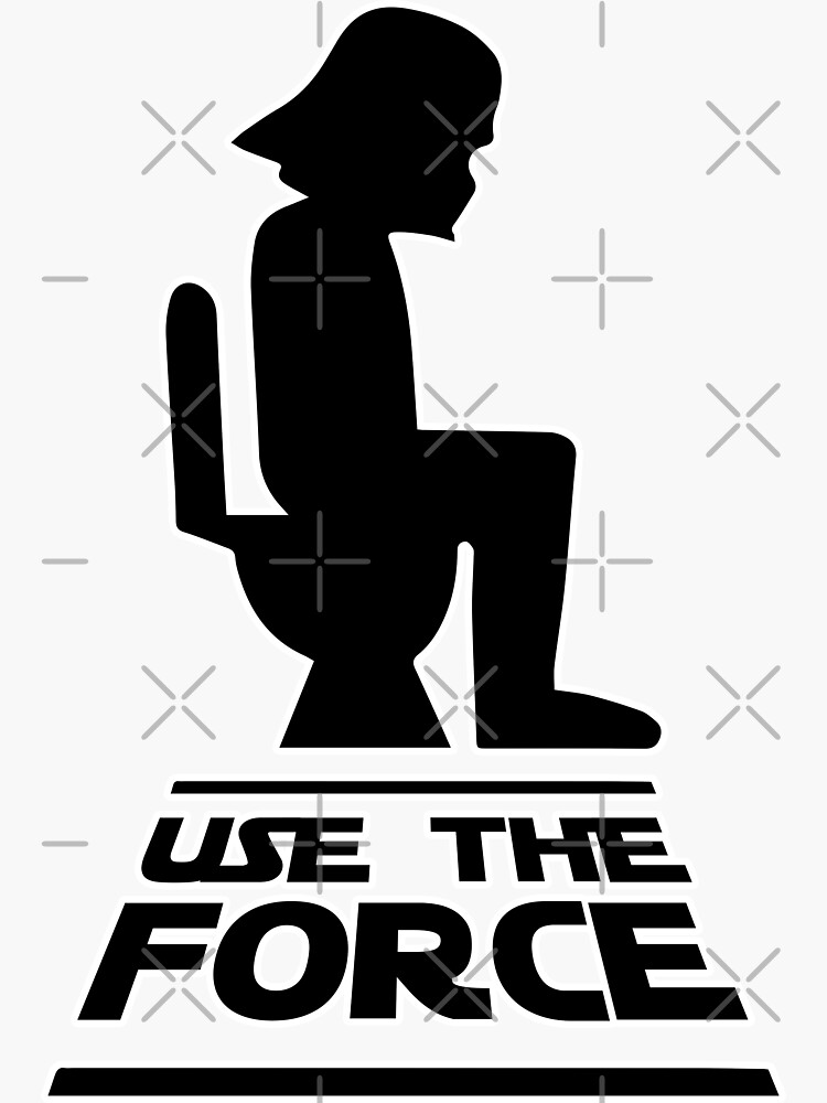 "Use The Force" Sticker for Sale by jpleal | Redbubble