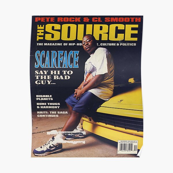 "Source 90s - Scarface" Poster for Sale by agitated | Redbubble