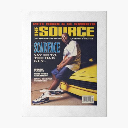 "Source 90s - Scarface" Art Board Print for Sale by agitated | Redbubble