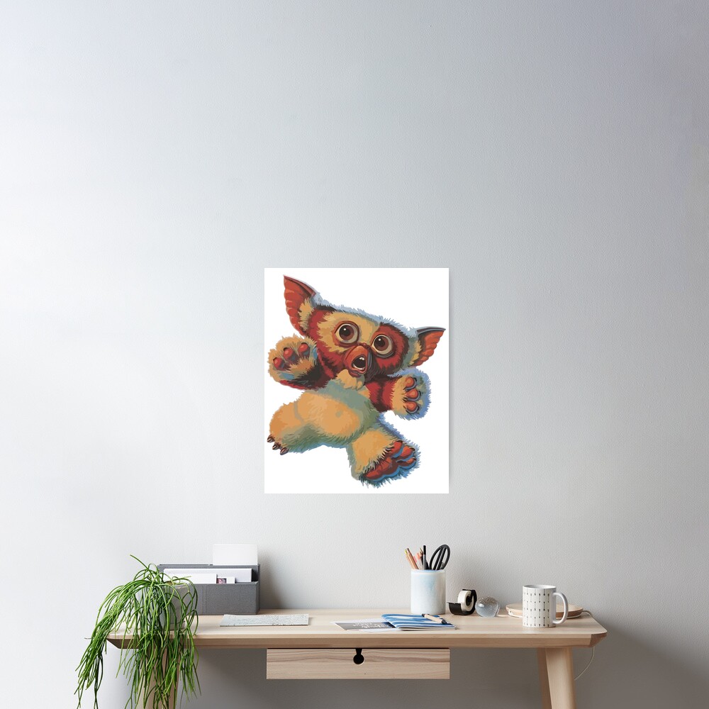 "Gremlins - Scared Gizmo" Poster by peacock17 | Redbubble