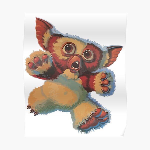 "Gremlins - Scared Gizmo" Poster by peacock17 | Redbubble