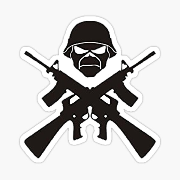 "Cross guns" Sticker by Nebula1212 | Redbubble
