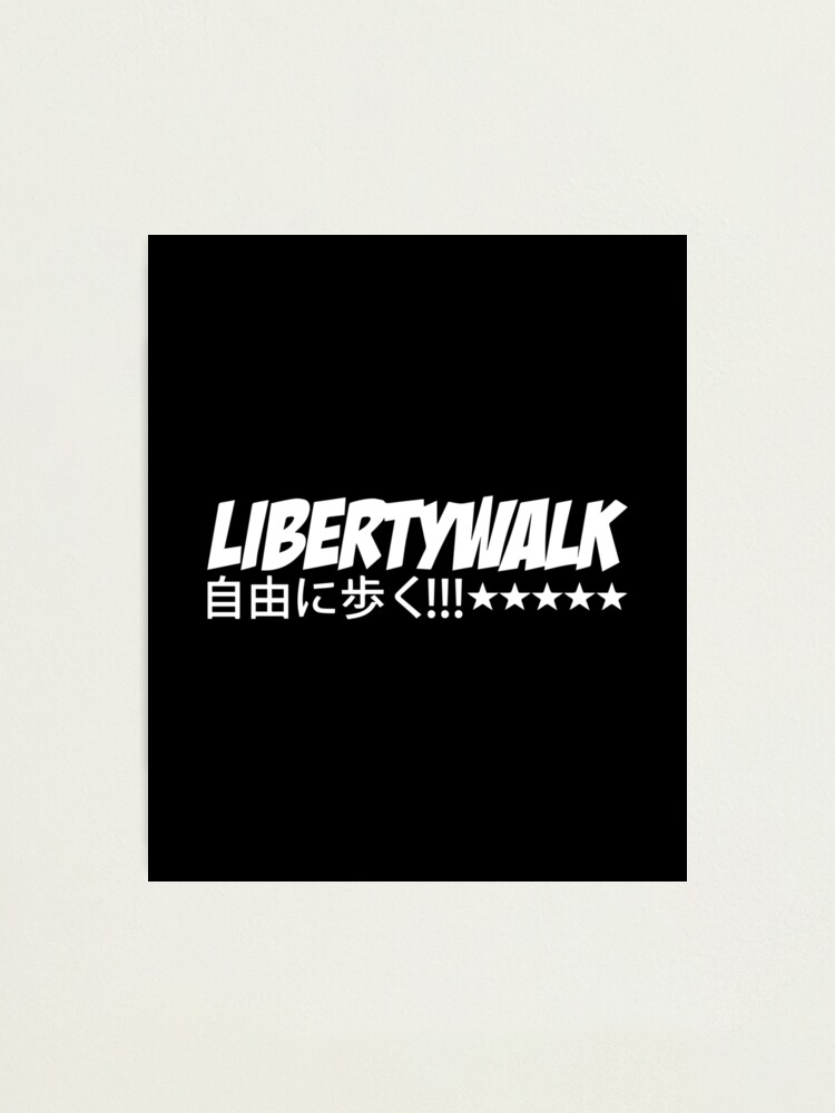 "Liberty Walk Logo with Japanese Characters" Photographic Print for ...