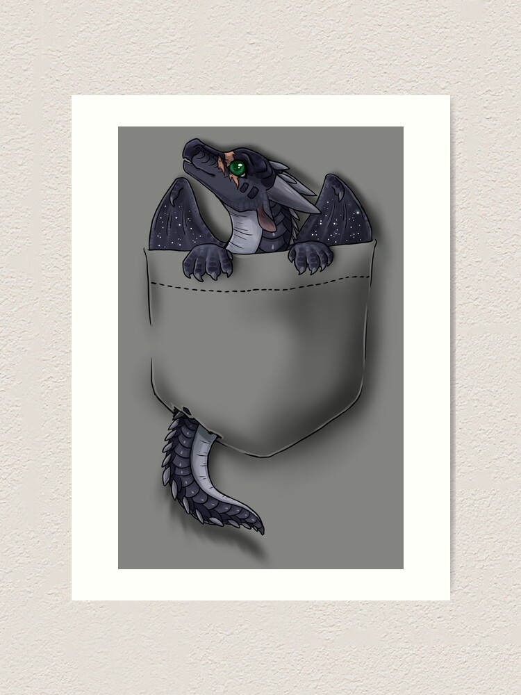 "Wings of Fire - Pocket Starflight Dragon" Art Print by Biohazardia ...