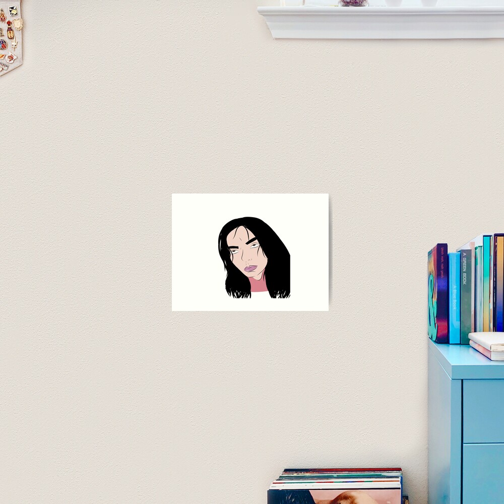 "eyes rolling meme / reaction pic" Art Print by sisters4rt | Redbubble
