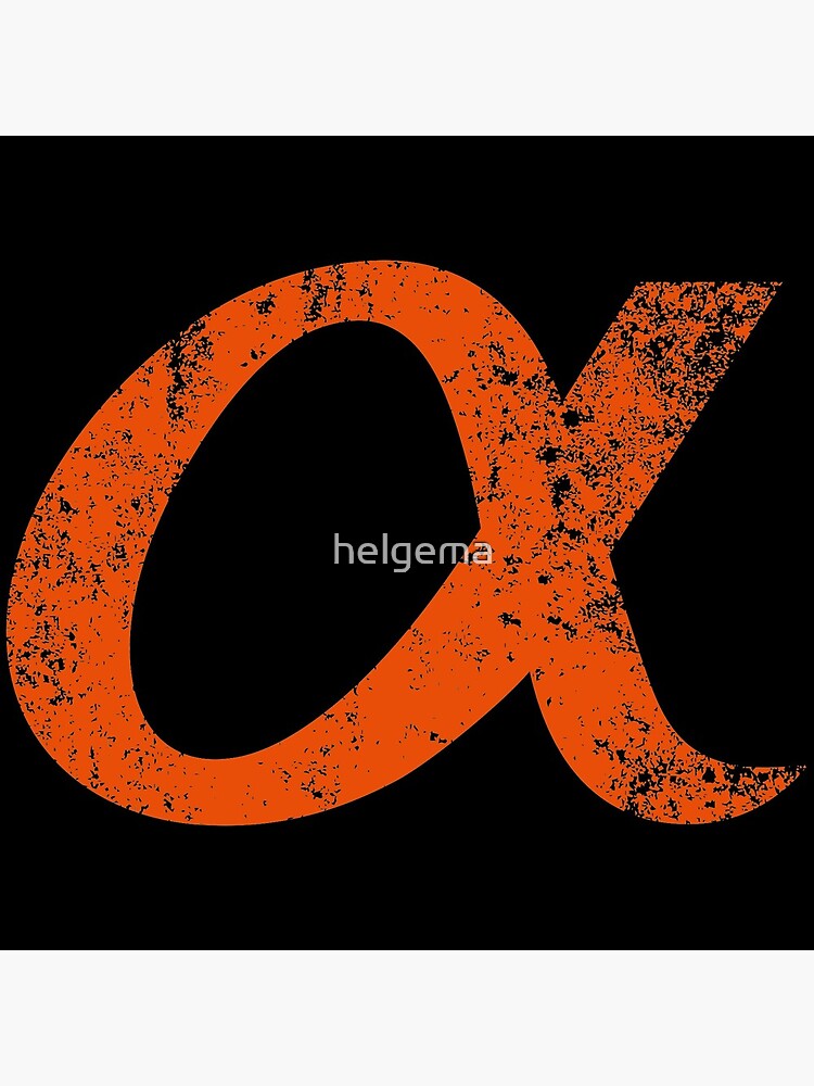 "Sony alpha logo grunge black background" Acrylic Block for Sale by ...