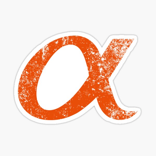 "Sony alpha logo grunge black background" Sticker for Sale by helgema ...