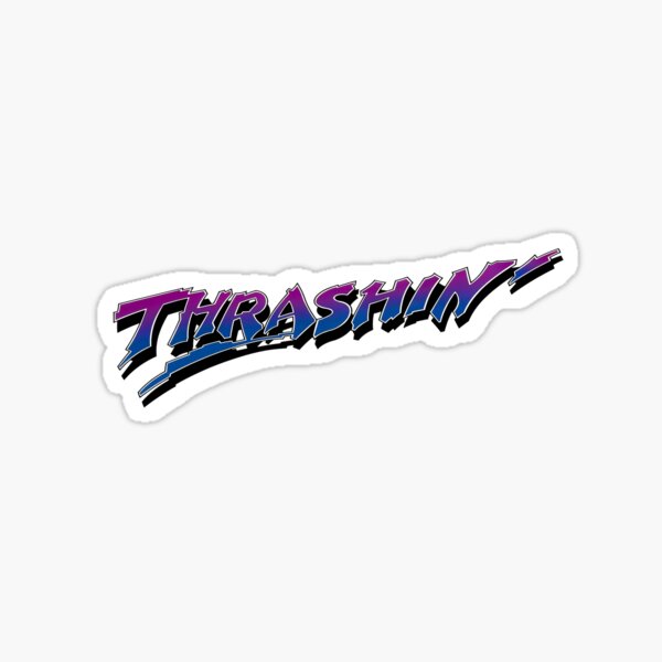 "Thrashin" Sticker for Sale by mechaniq | Redbubble